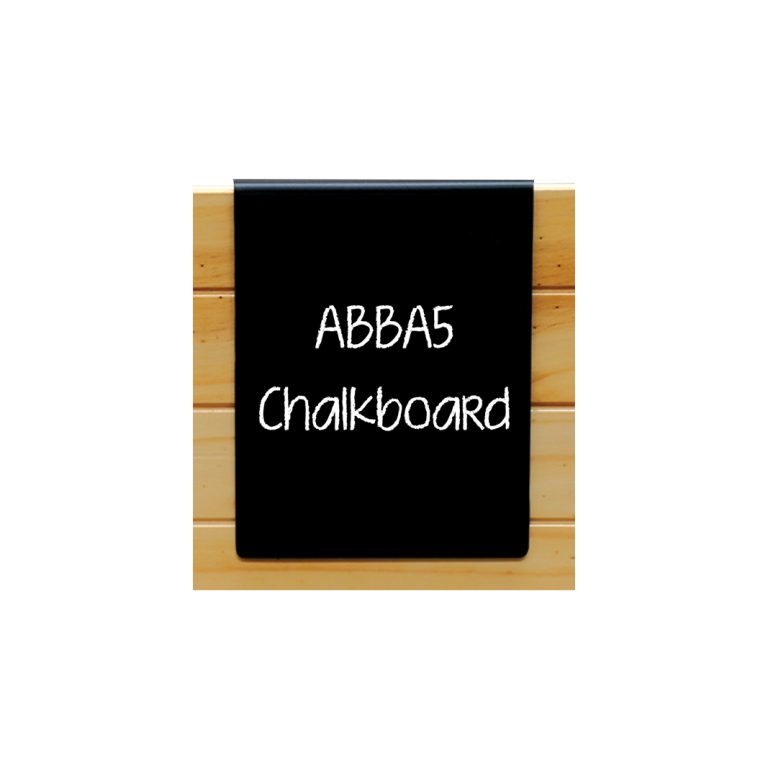 Vertical A5 Chalkboard in Black - Shop Display Solutions