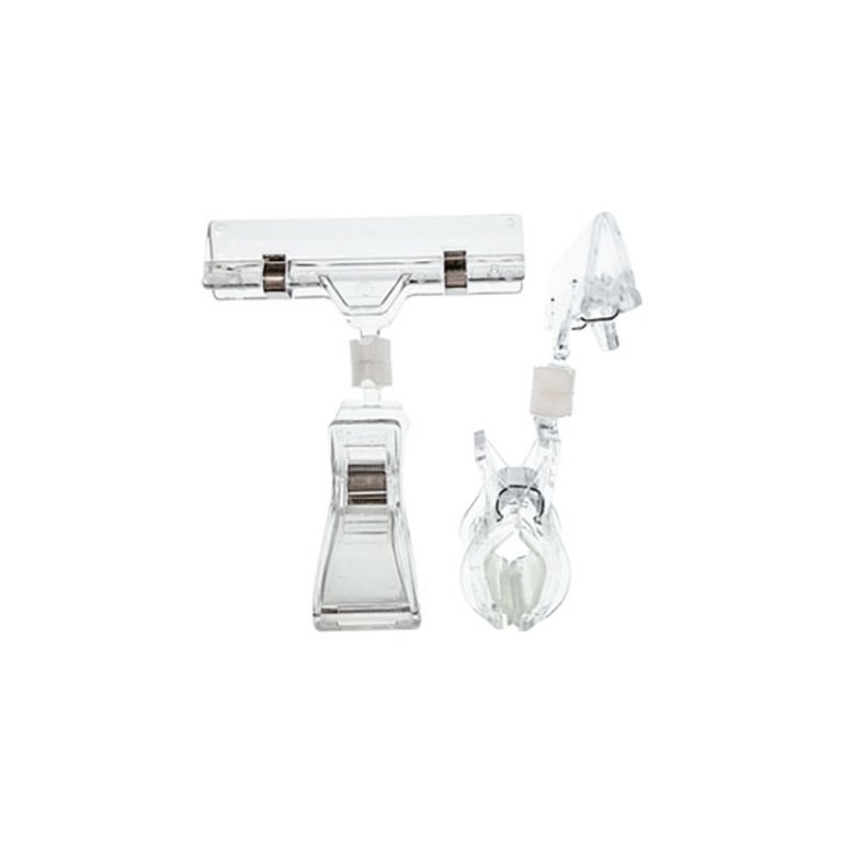 Clear PoP Clip - 100 mm high - Shop Display Solutions