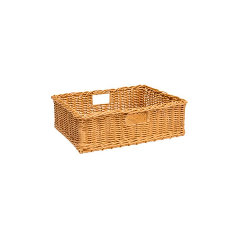 Polywicker Basket with Handles - Shop Display Solutions