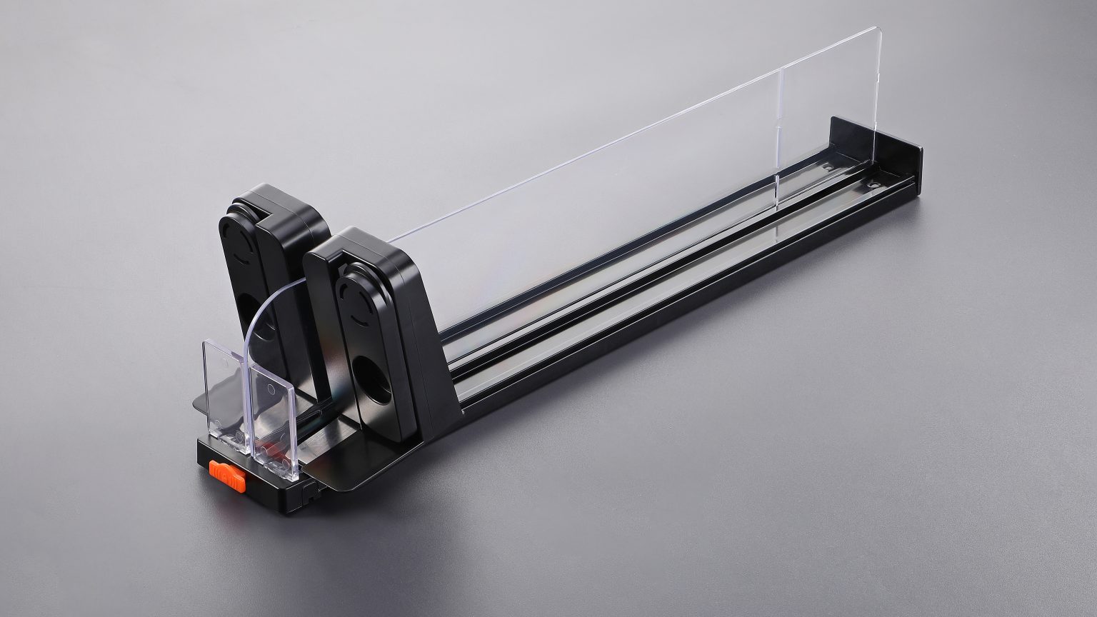 Double Locking Pusher with Divider - Shop Display Solutions